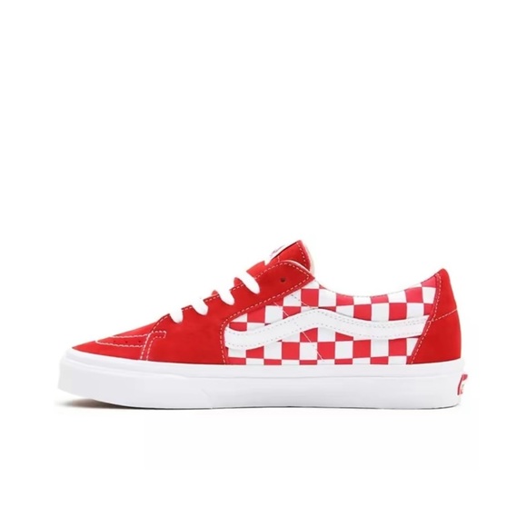 Vans | Shoes | Vans Sk8low Red Checkerboard Vna4uuk4w9 | Poshmark